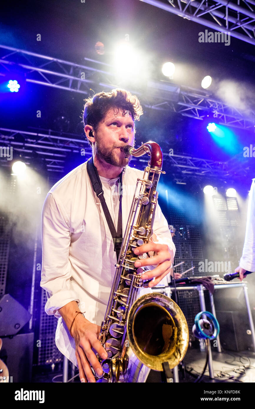 The Swedish band Movits performs a live concert at Dynamo Club in ...