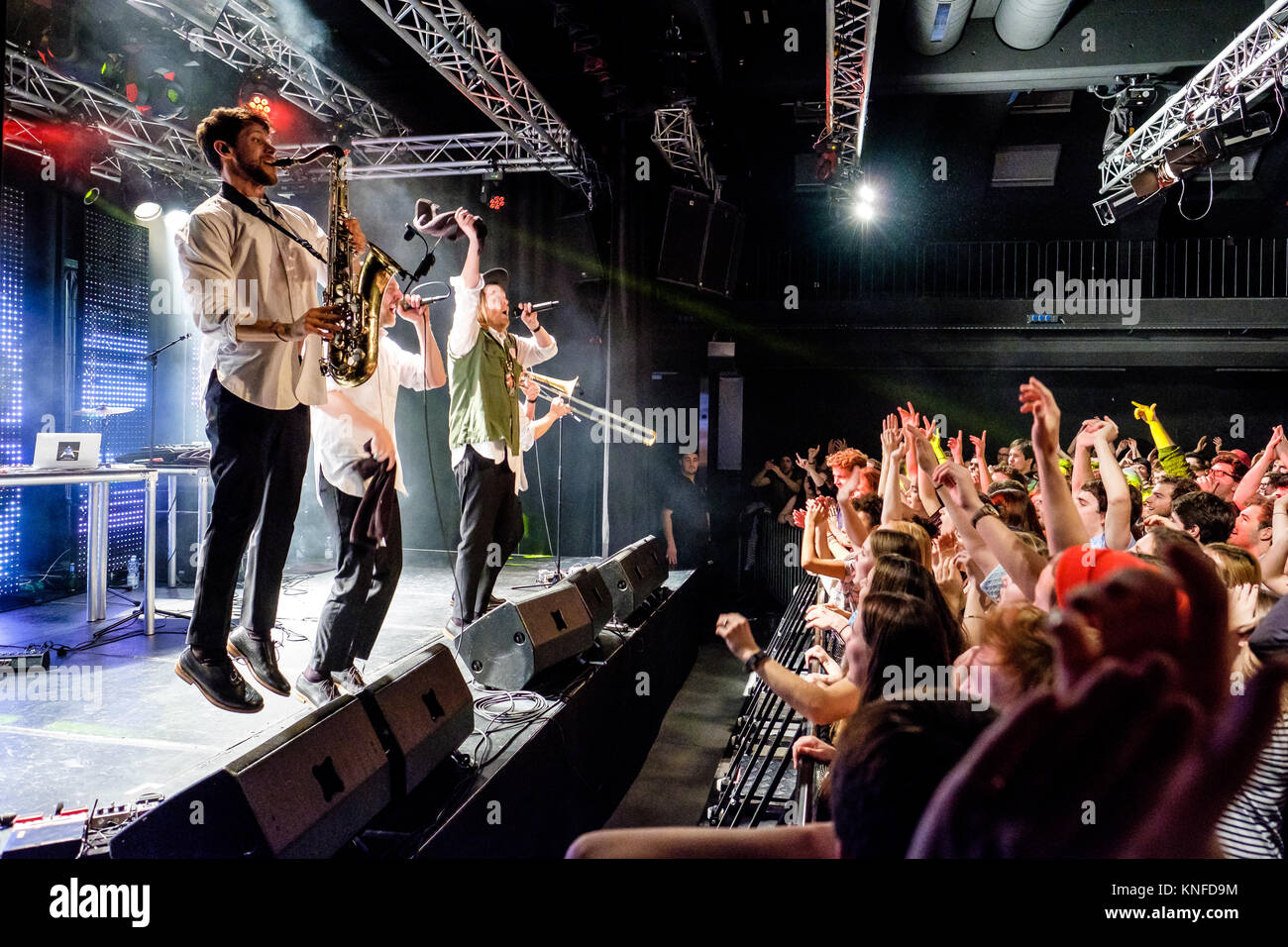 The Swedish band Movits performs a live concert at Dynamo Club in ...
