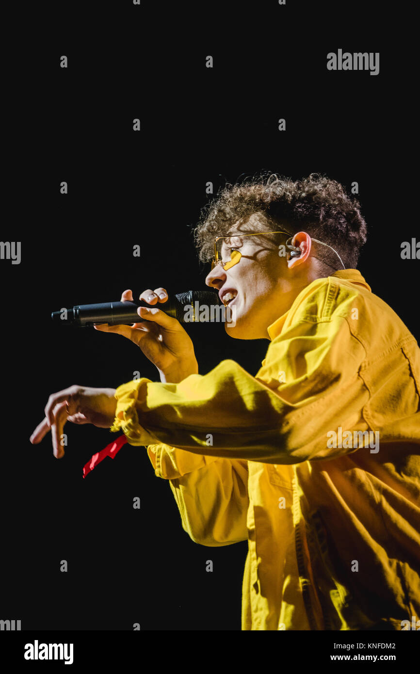 Switzerland, Zürich - November 17, 2017. The Swiss singer and rapper ...