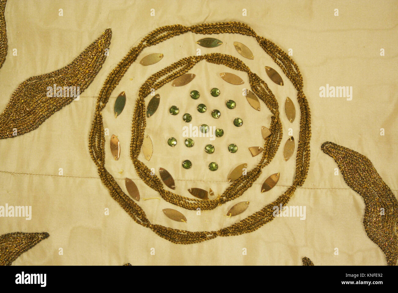 This court train is a part of a formal garment, typically worn during ...