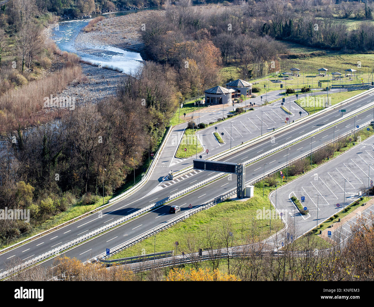 Motorway rest area hi-res stock photography and images - Alamy