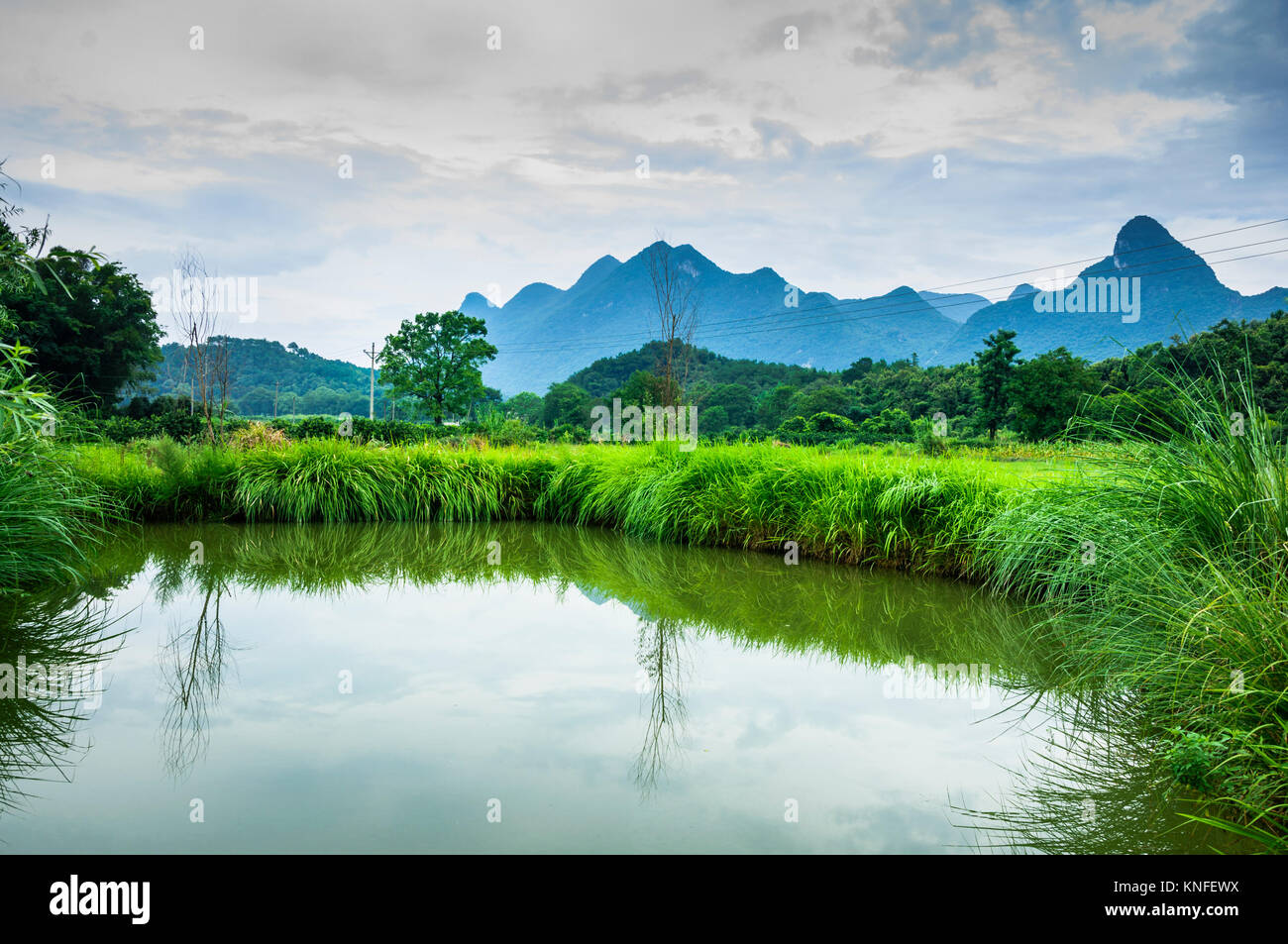 Beautiful countryside scenery Stock Photo - Alamy