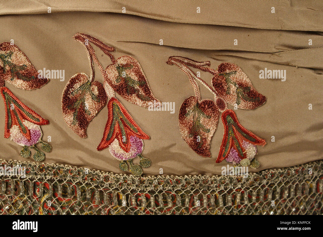 A vintage dress, reflecting the fashion trends of its time. The design ...