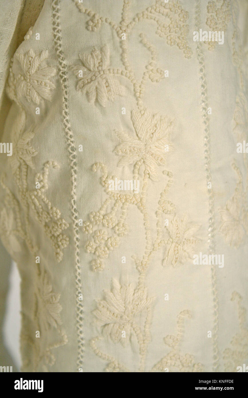 This historical dress, part of the museum's collection, represents the ...