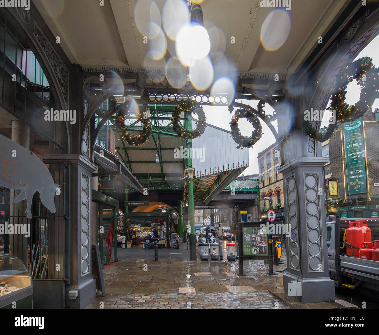 Southwark’s Borough Market, London, December 2017 Stock Photo - Alamy