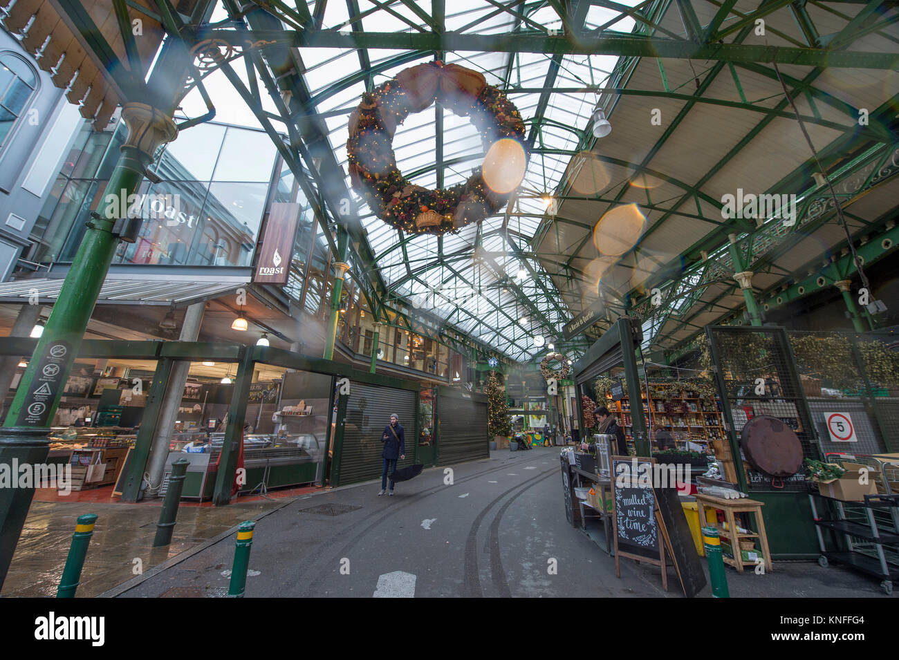 Southwark’s Borough Market, London, December 2017 Stock Photo - Alamy