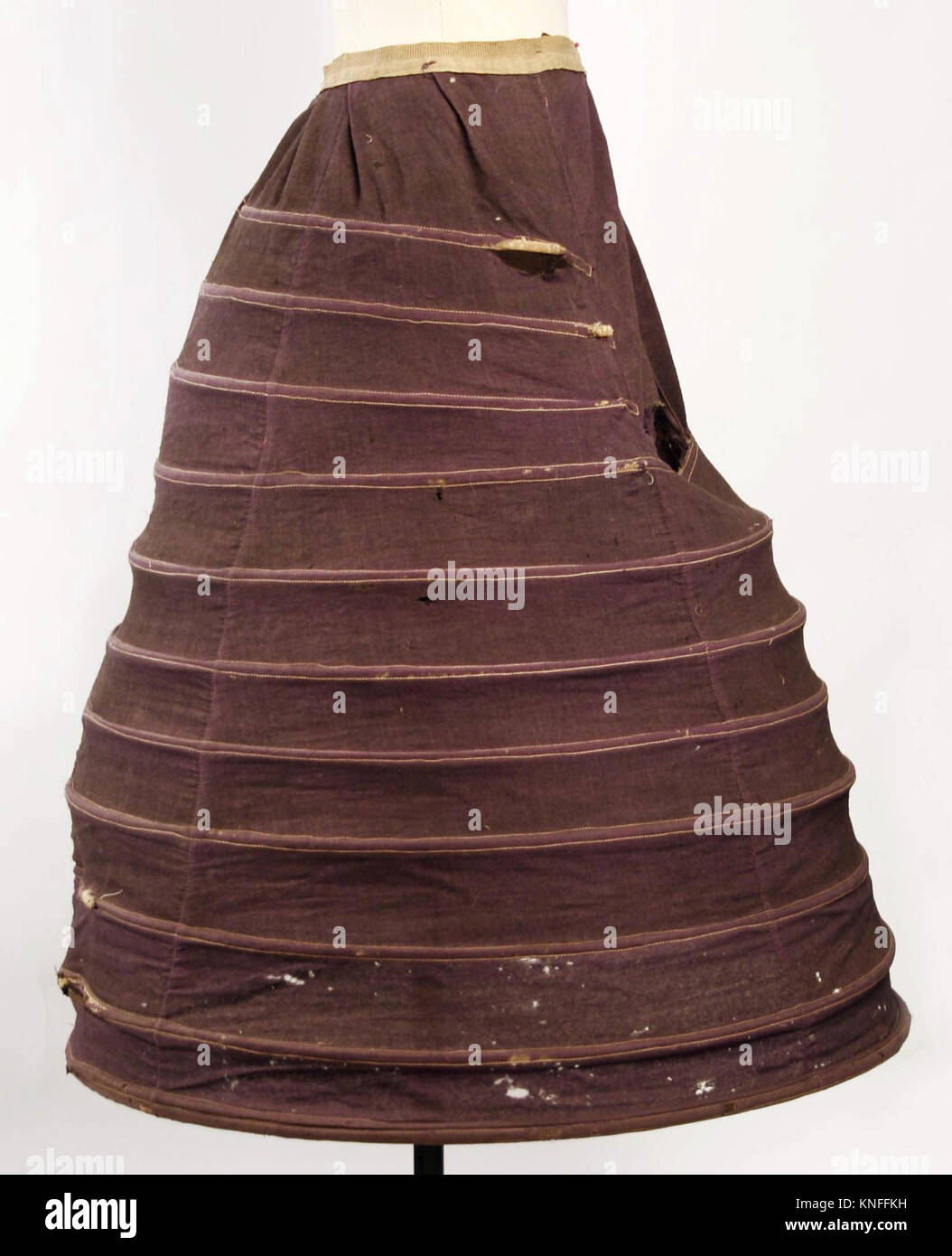 This crinoline is a significant example of 19th-century fashion ...