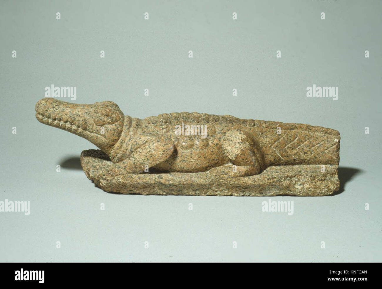This crocodile statue, displayed at the Metropolitan Museum of Art ...