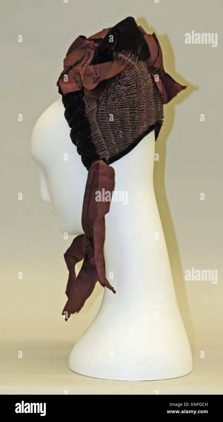 A historical bonnet from the MET collection (1978.295.11), showcasing ...