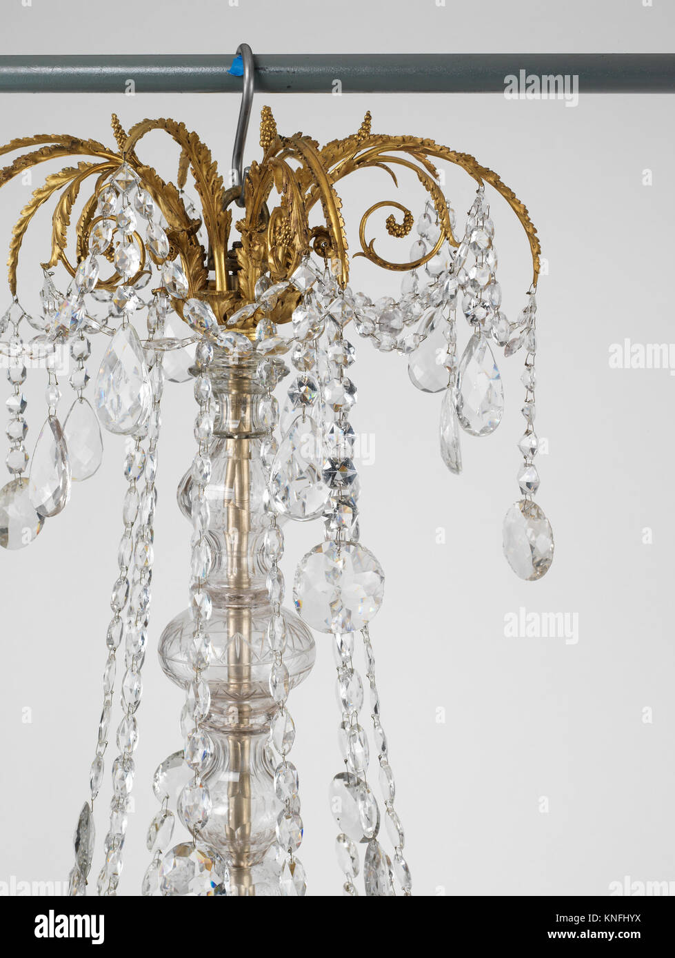 This historical chandelier demonstrates period lighting design ...