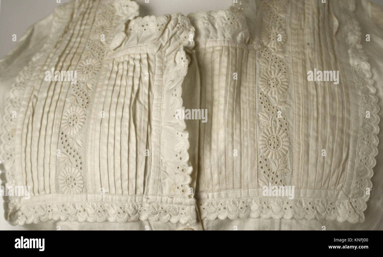 This corset cover is a garment from the late 19th century, typically ...