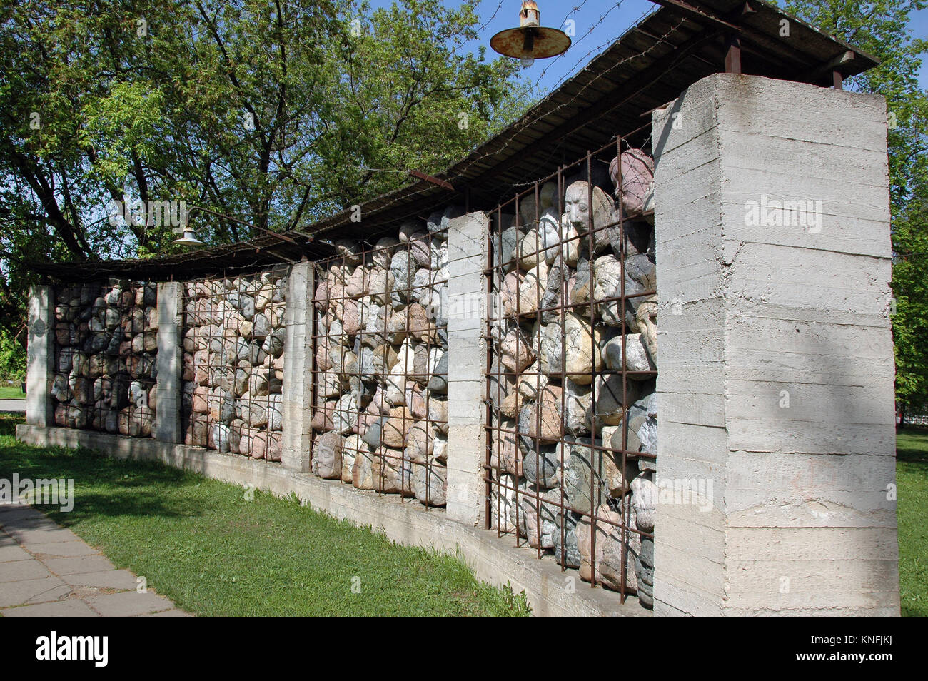 In Moscow, the monument to the victims of the gulag system stands in ...