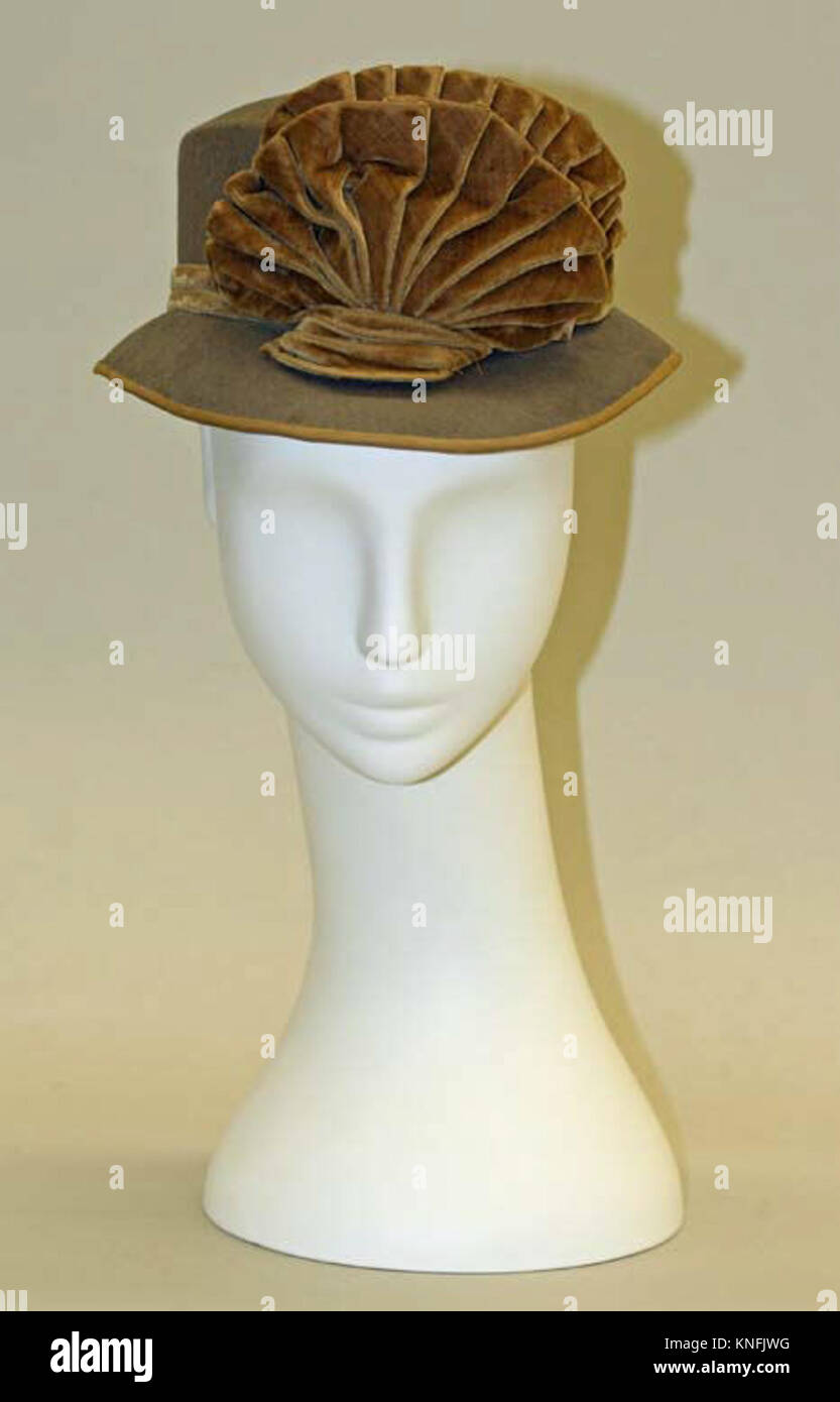 This historical hat from the MET collection showcases period-specific ...