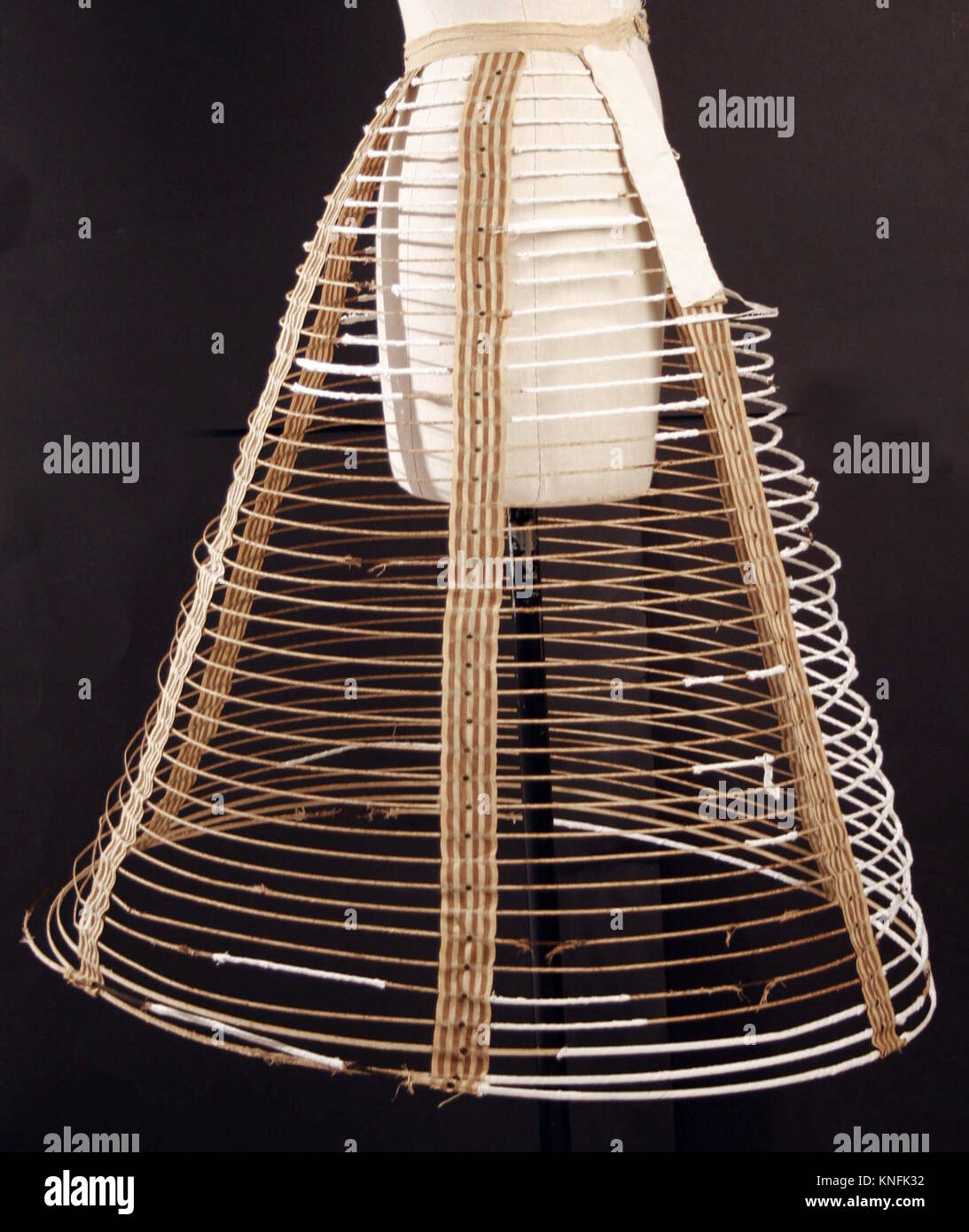 This cage crinoline is a historical garment part of the MET collection ...