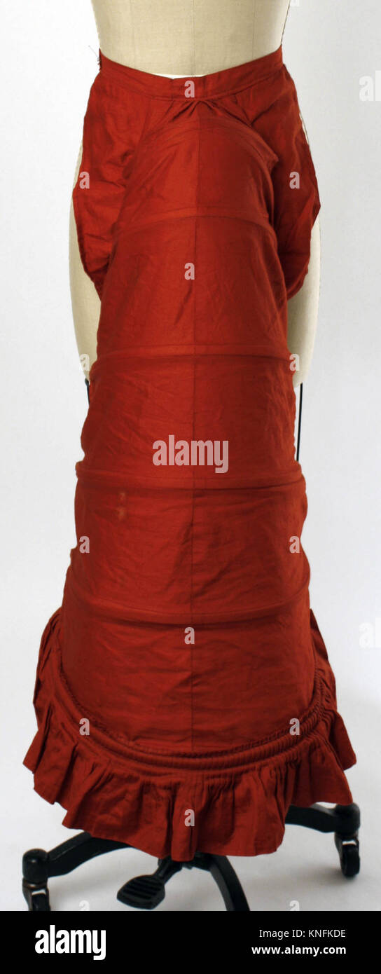 This bustle, cataloged as MET 2008.89 B, represents a historical piece ...