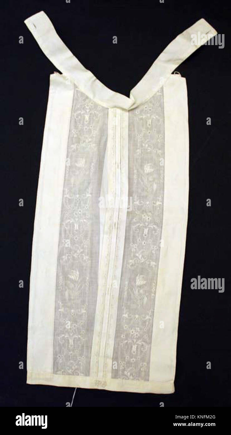 This dickey, a type of false shirt front, was designed to simulate a ...