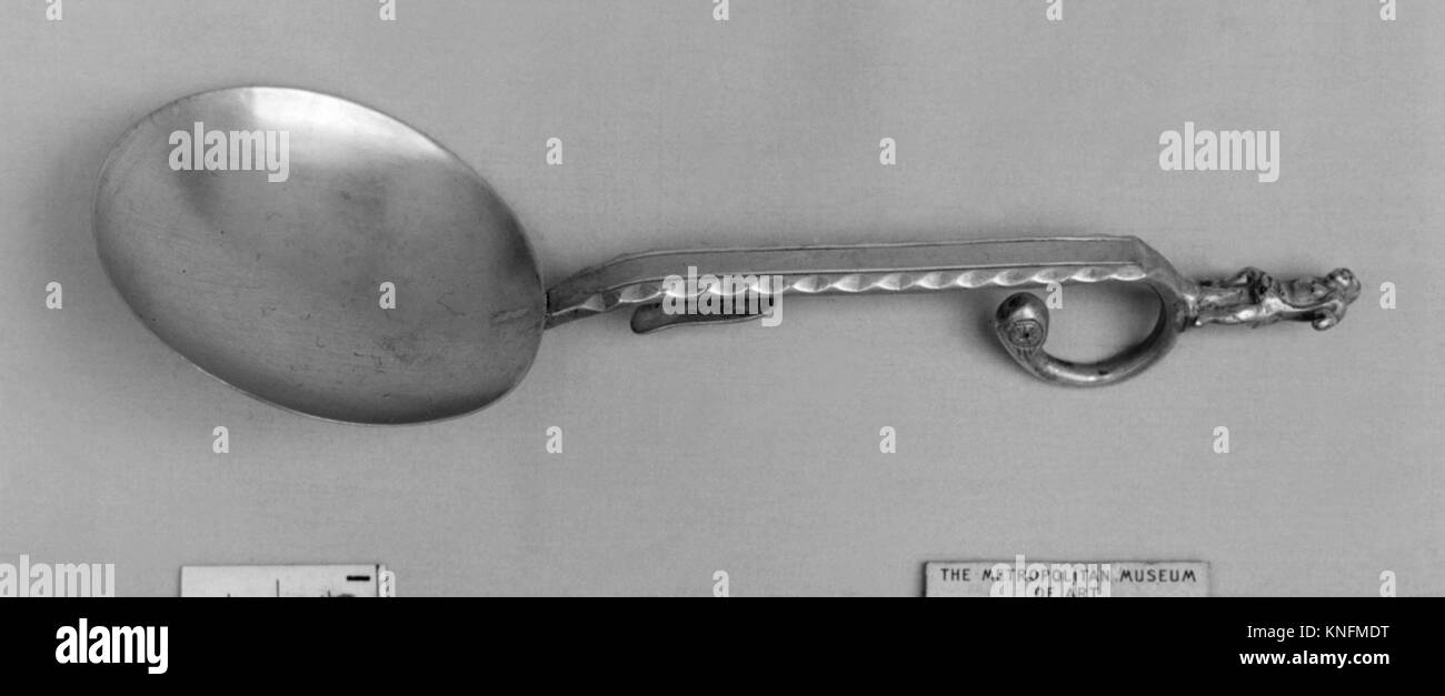 Figure-top spoon MET 17922 188315 Maker: Possibly by Hans Heinrich ...