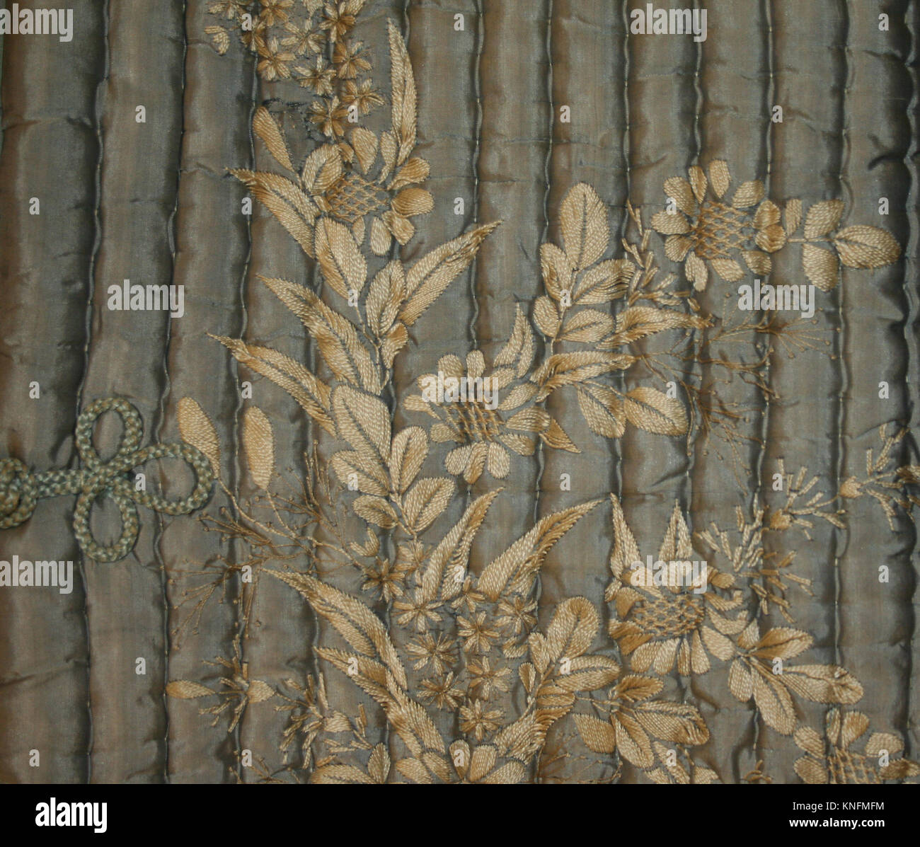 This dressing gown, dating from the 18th century, is made from ...