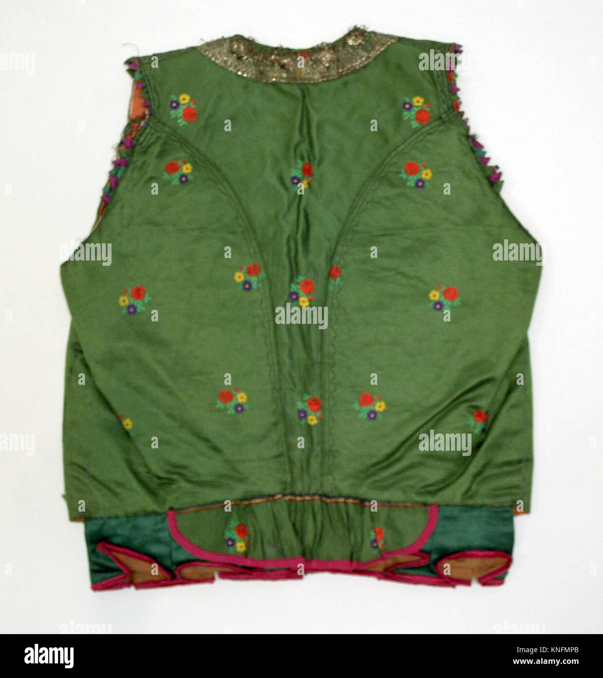 This bodice, a historical garment, reflects the fashion and ...