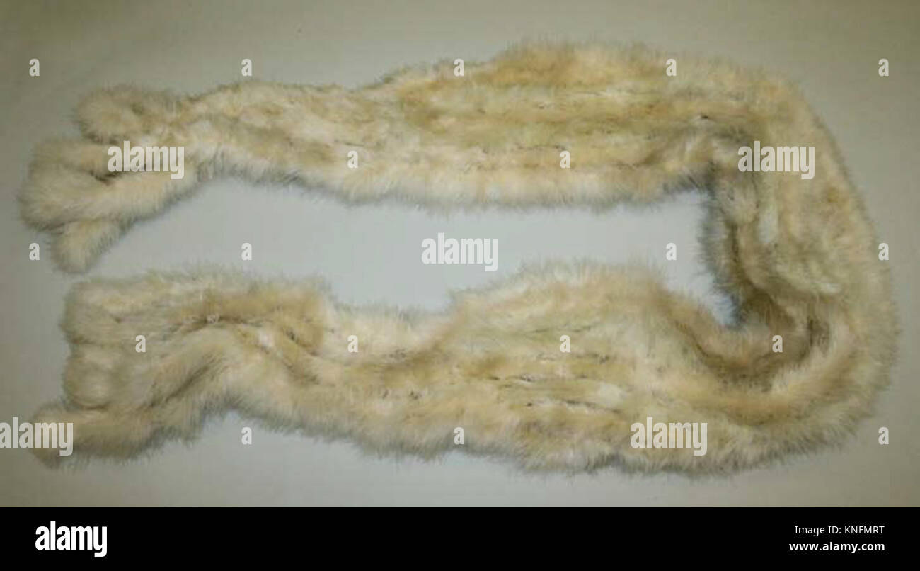 This boa, made of feathers, is a preserved fashion accessory from the ...