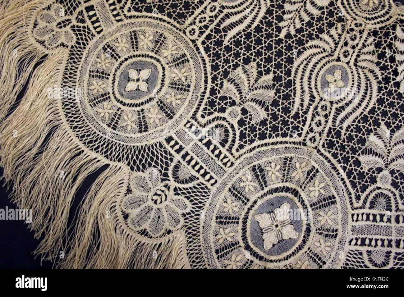 This 18th-century fichu is a garment accessory worn around the ...