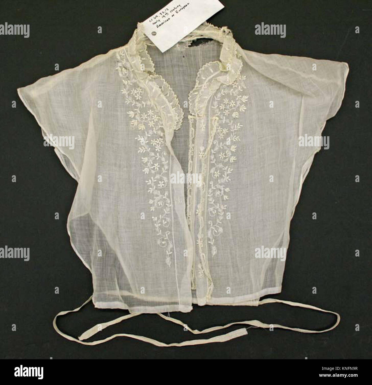 A 19th-century dickey from the MET collection, illustrating period ...