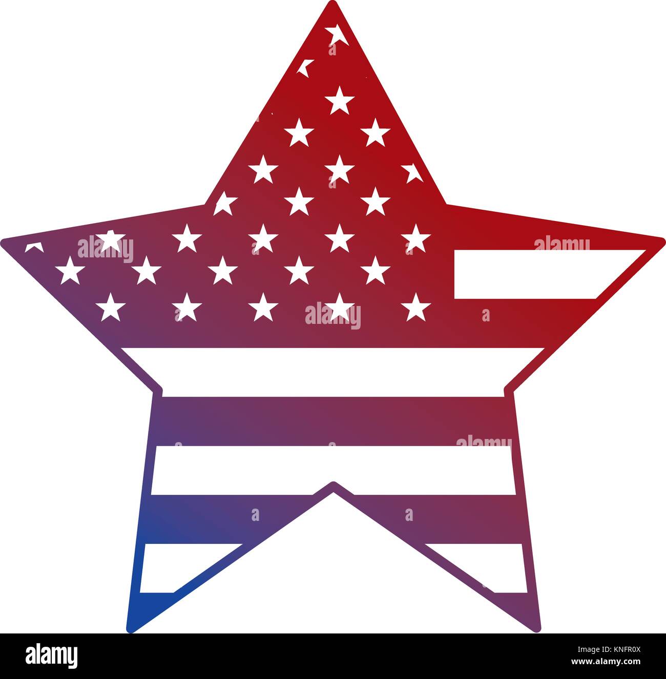 star shaped in united states of america flag Stock Vector Image & Art ...