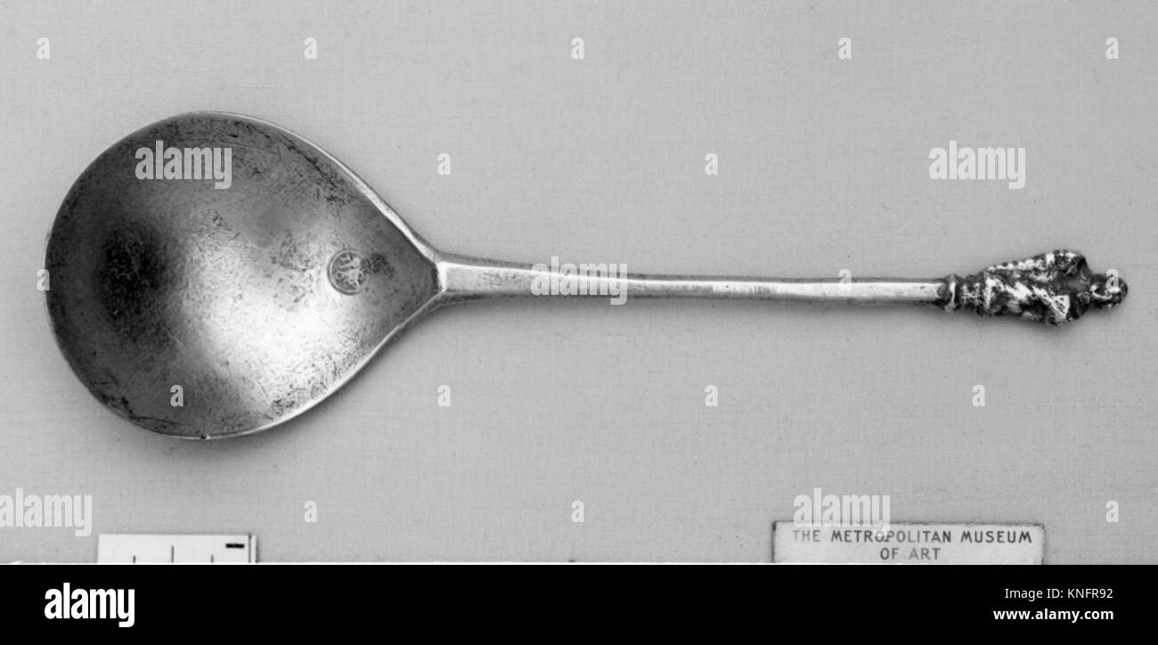 This Apostle spoon, dating from the mid-16th to mid-17th century, is ...