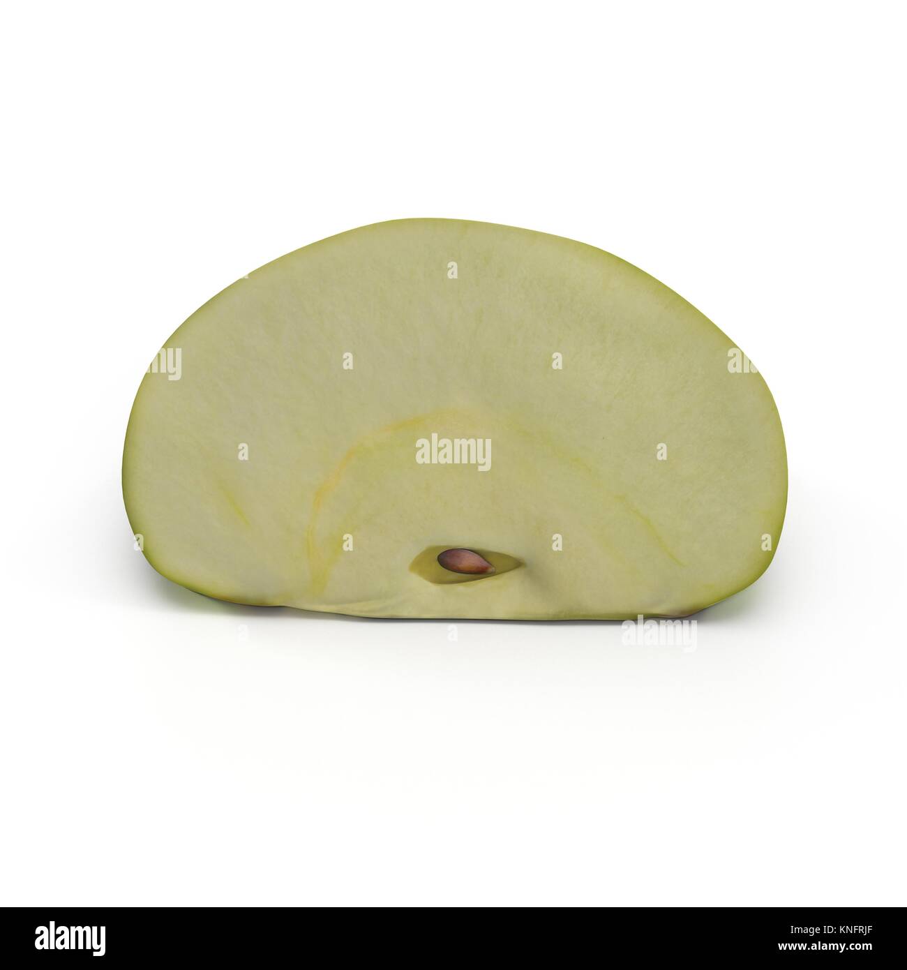 3d illustration apple half seed hi-res stock photography and images - Alamy