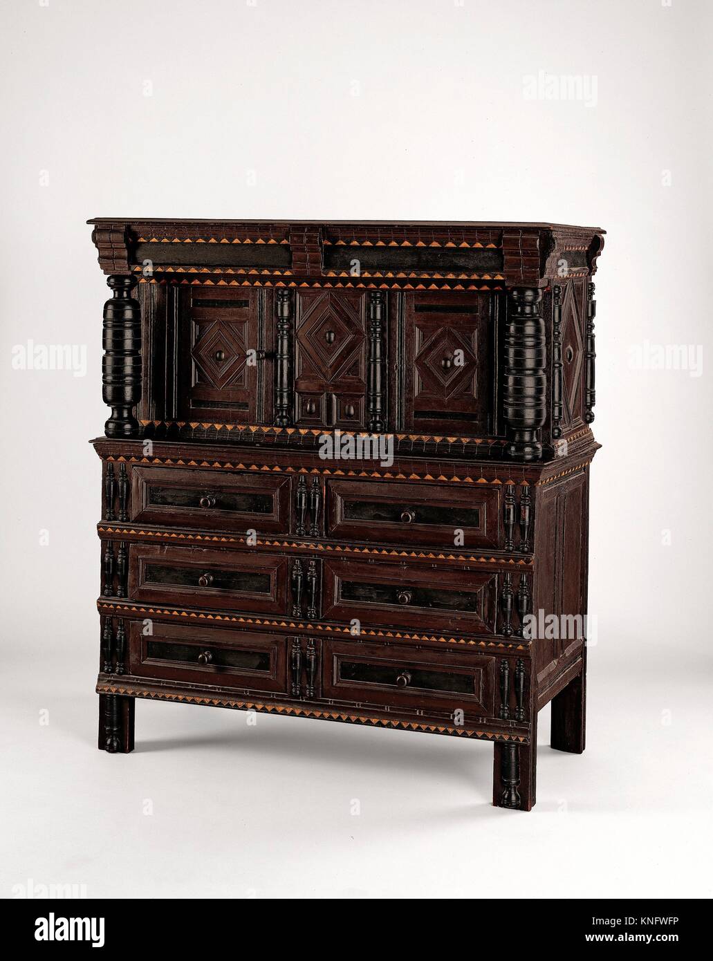 Cupboard. Date: 1670-1700; Geography: Made in Plymouth, Massachusetts ...