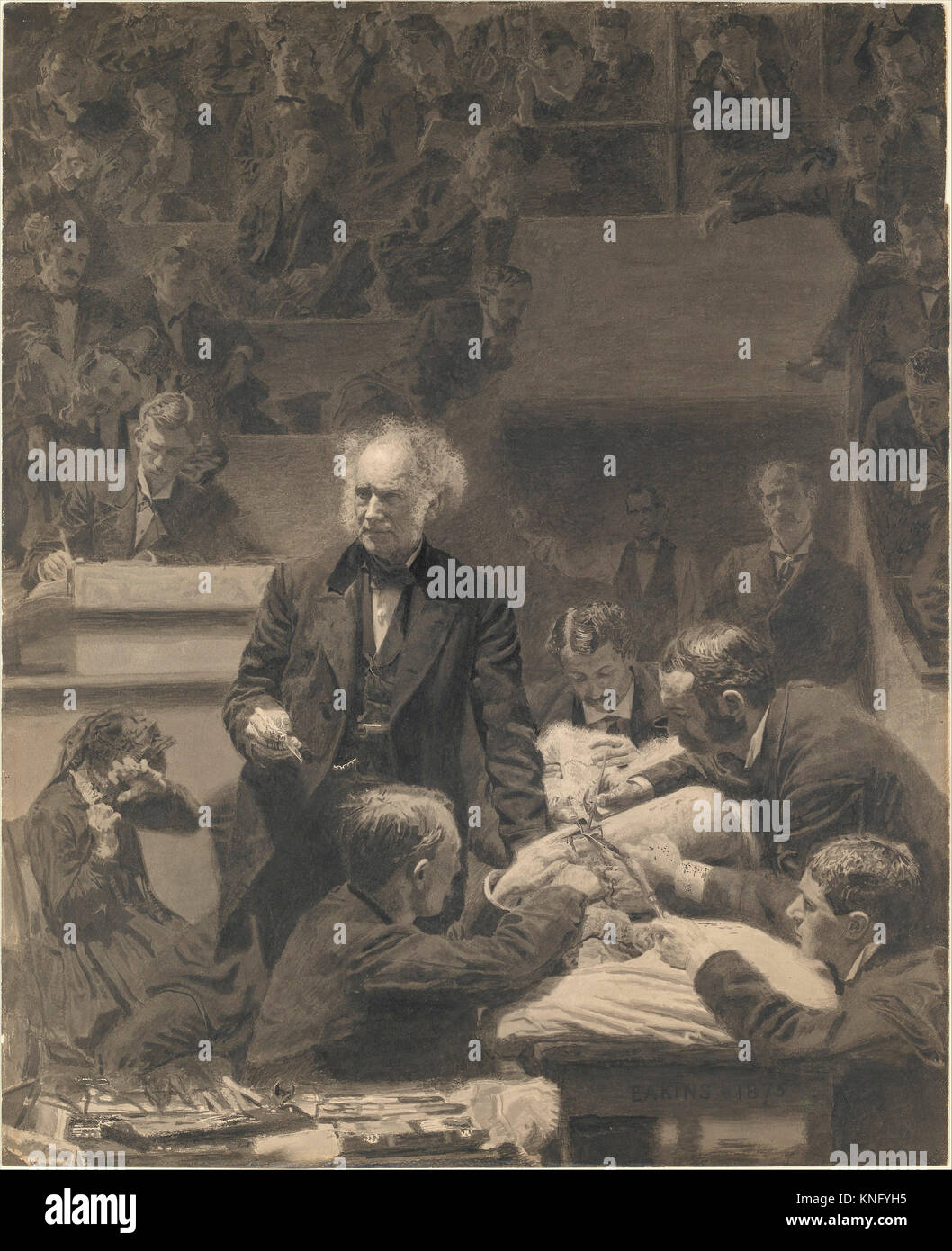 Gross Clinic. Artist: Thomas Eakins (American, Philadelphia ...