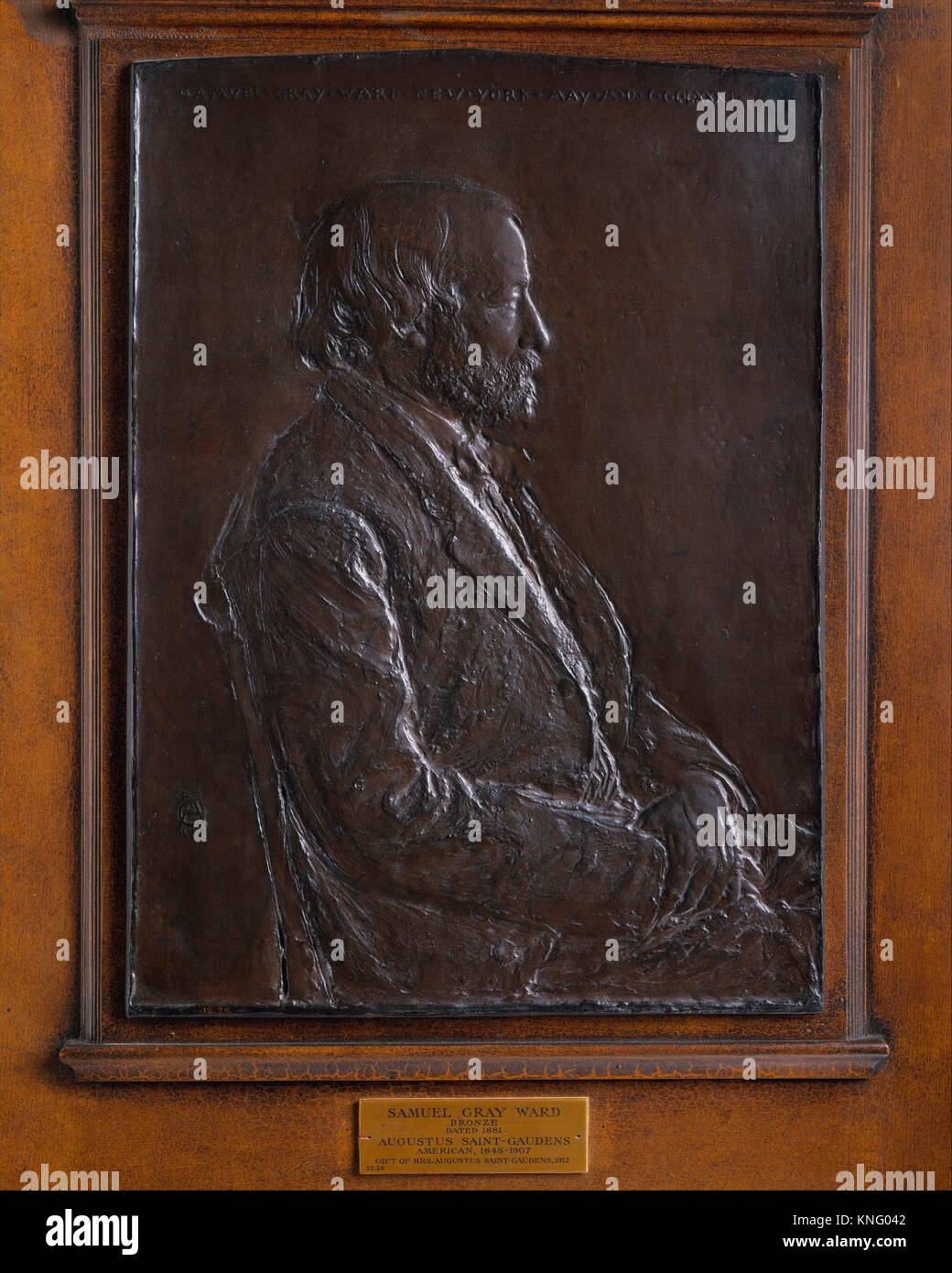 Samuel Gray Ward. Artist: Augustus Saint-Gaudens (American, Dublin 1848 ...