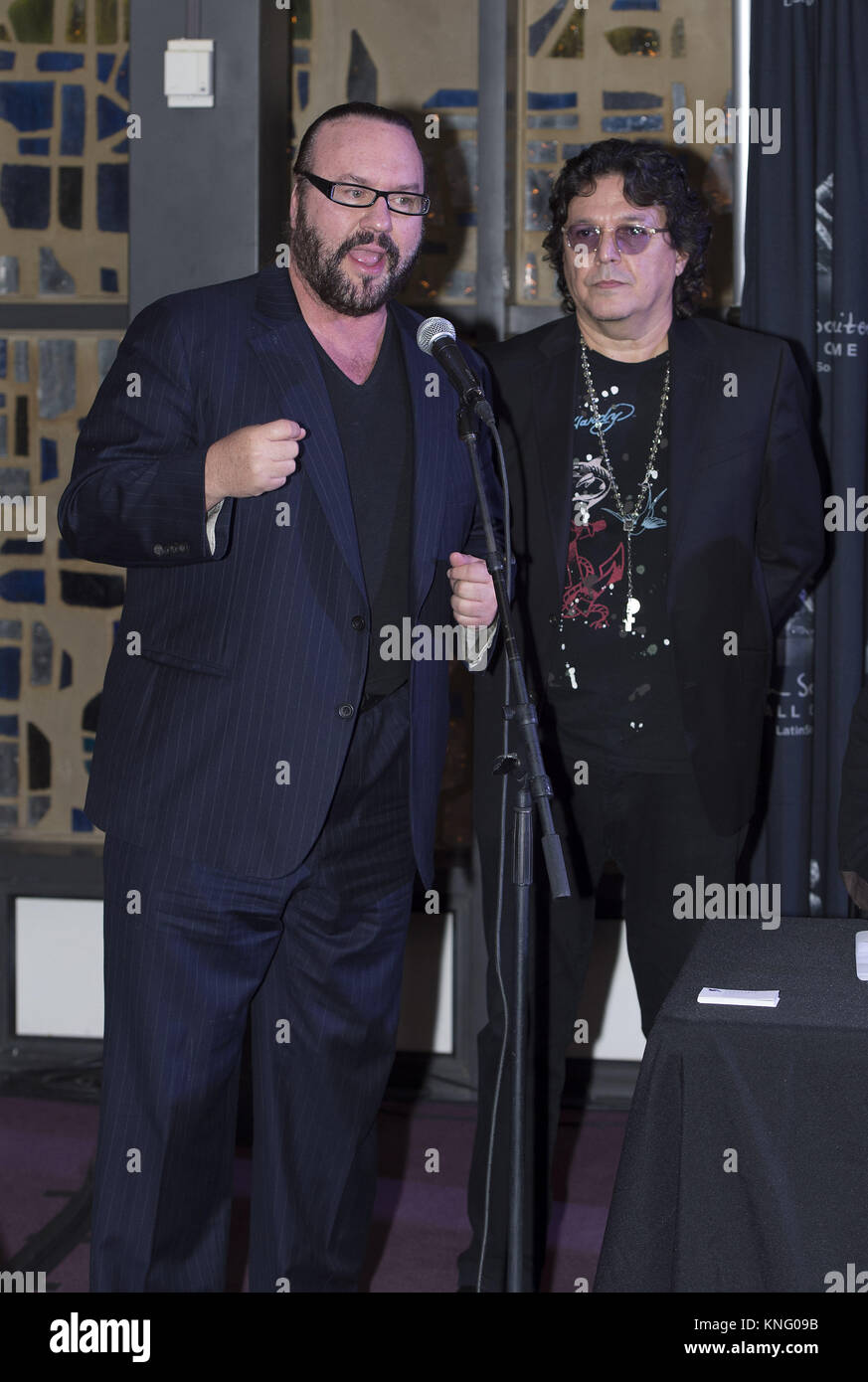 MIAMI, FL - January 29: Desmond Child and Rudy Perez host the ...