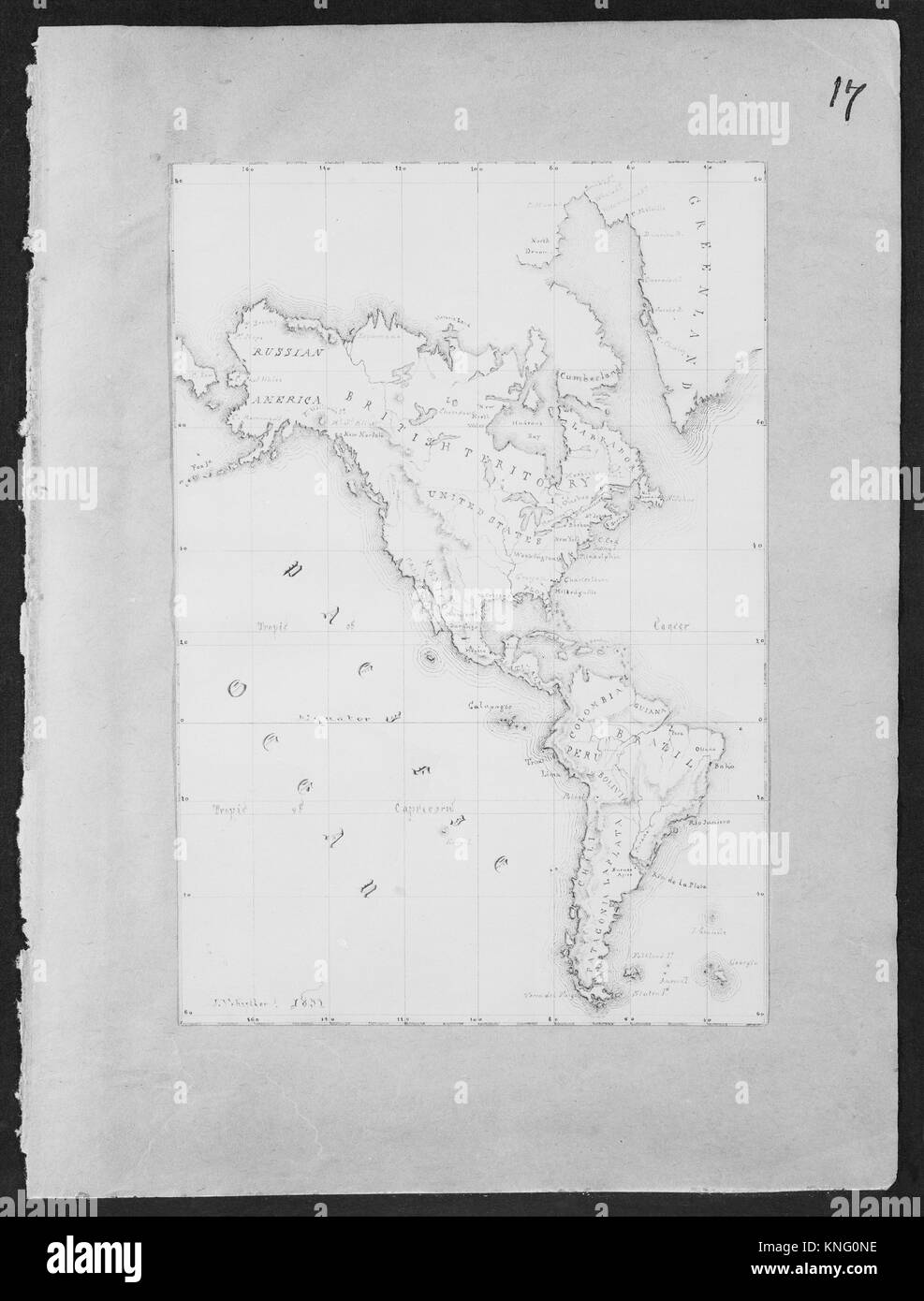 Western Hemisphere Outline