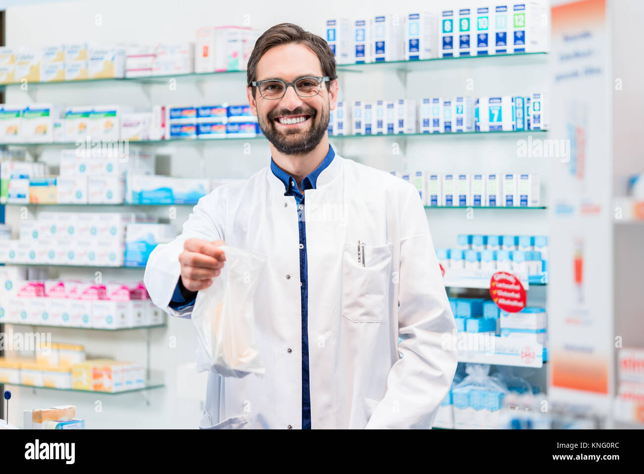 Pharmacy store pharmacist standing hi-res stock photography and images ...