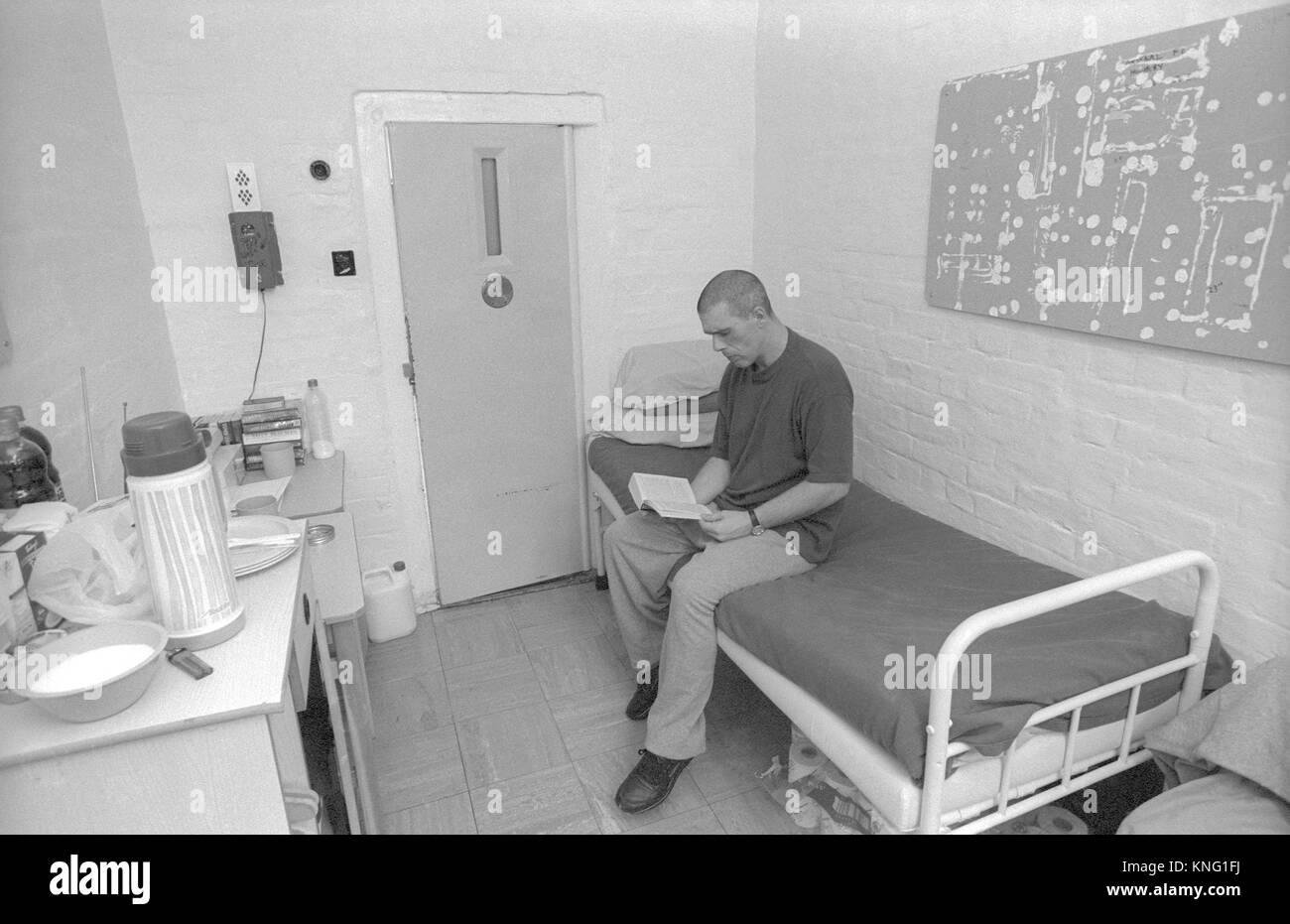 Inmate reading hi-res stock photography and images - Alamy