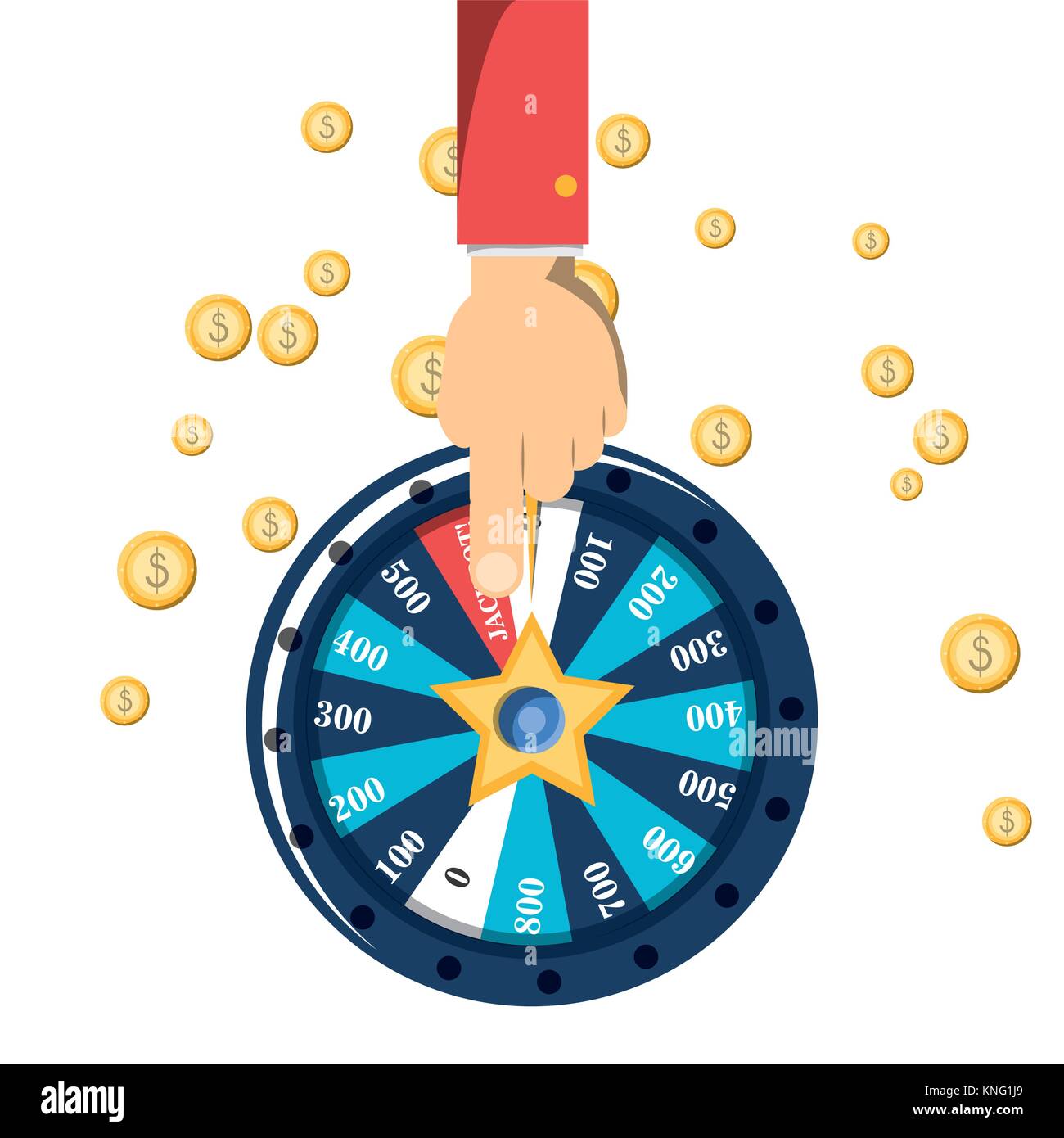 fortune wheel design Stock Vector Image & Art - Alamy