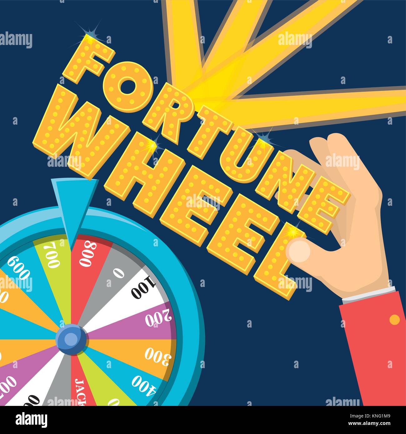 fortune wheel design Stock Vector Image & Art - Alamy
