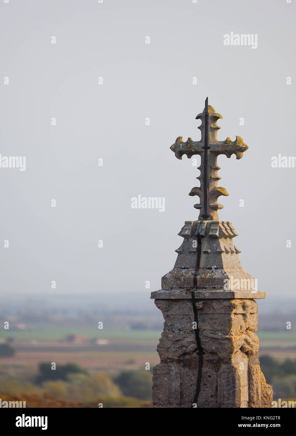 High rooftop cross hi-res stock photography and images - Alamy