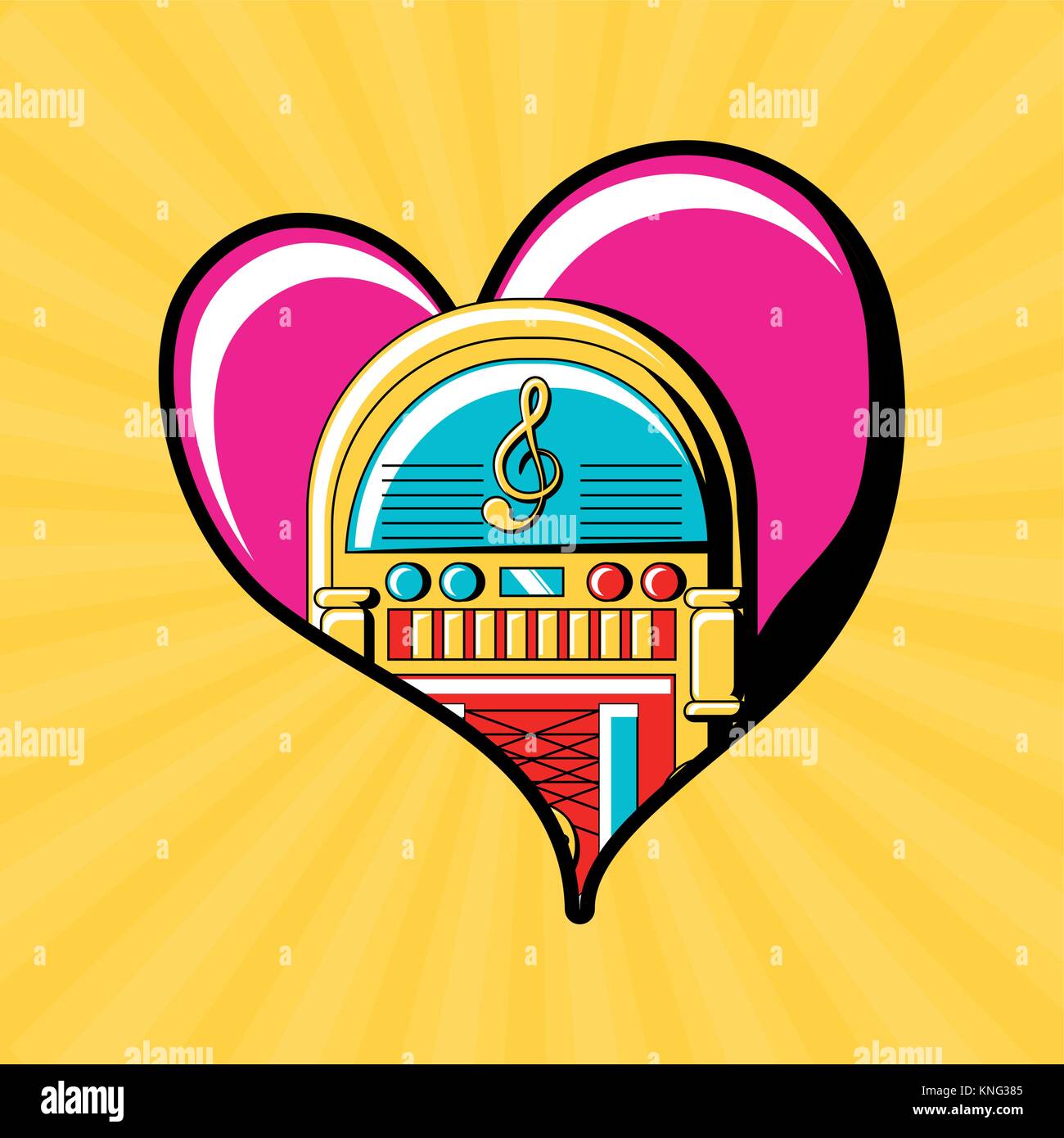 History of pop music Stock Vector Images - Alamy