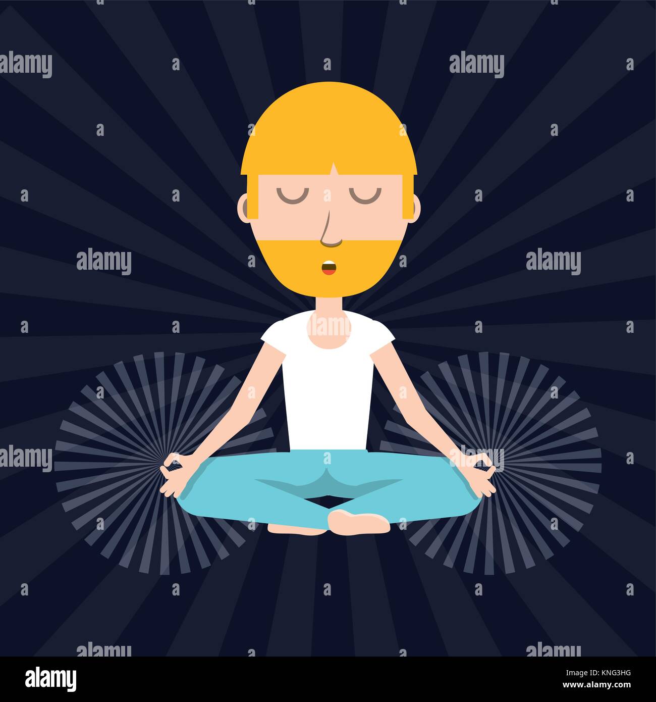 Meditation design concept Stock Vector Image & Art - Alamy