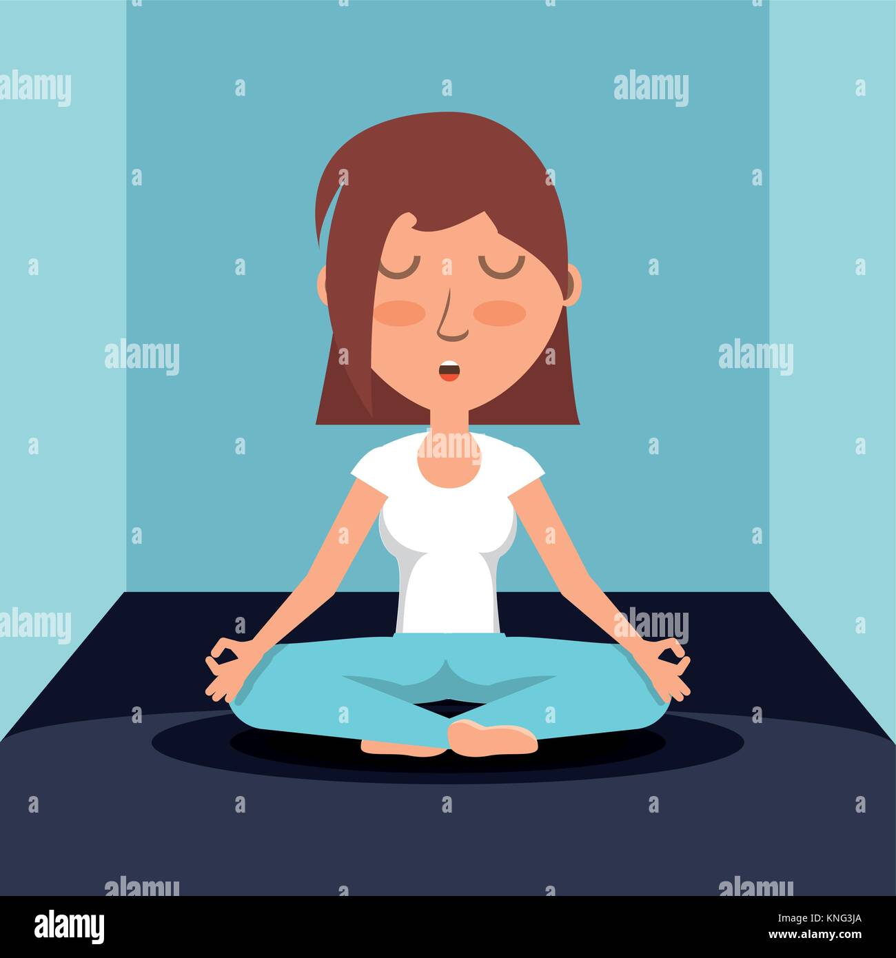 Meditation design concept Stock Vector Image & Art - Alamy