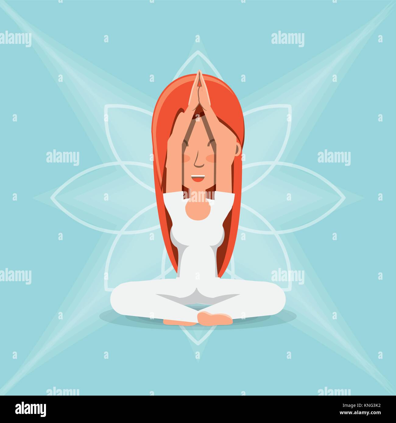 Meditation design concept Stock Vector Image & Art - Alamy