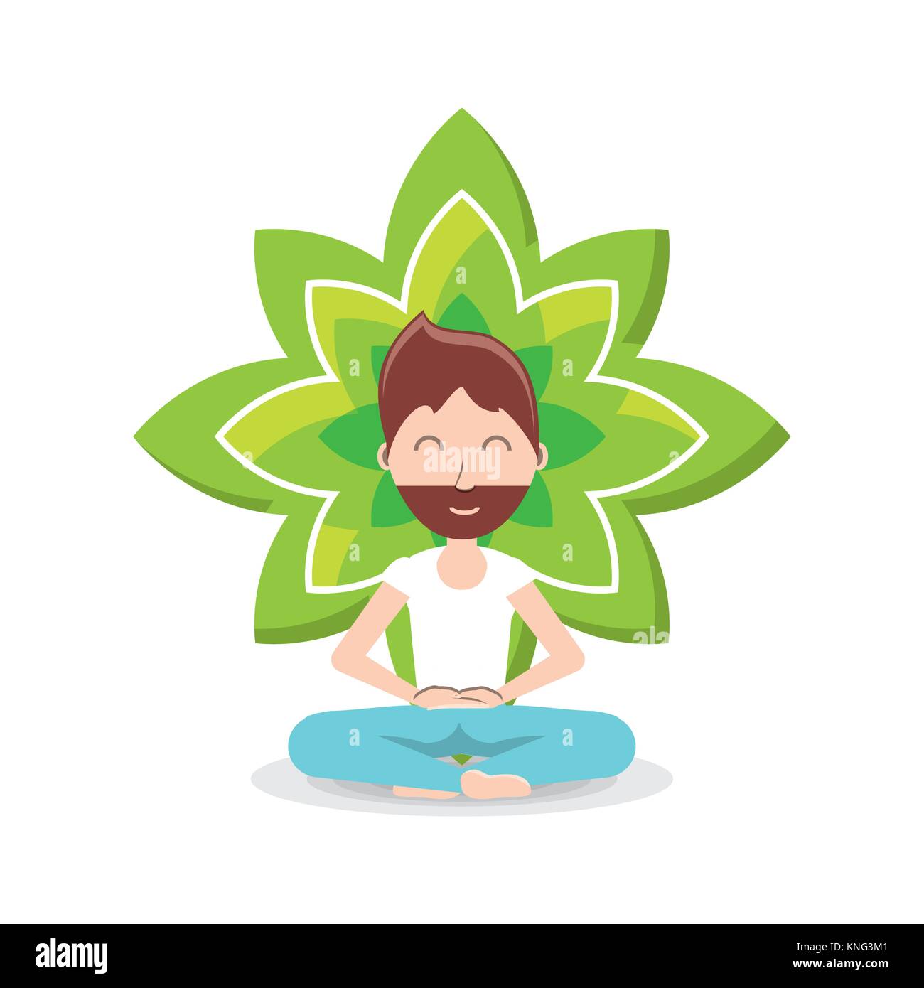 Meditation design concept Stock Vector Image & Art - Alamy
