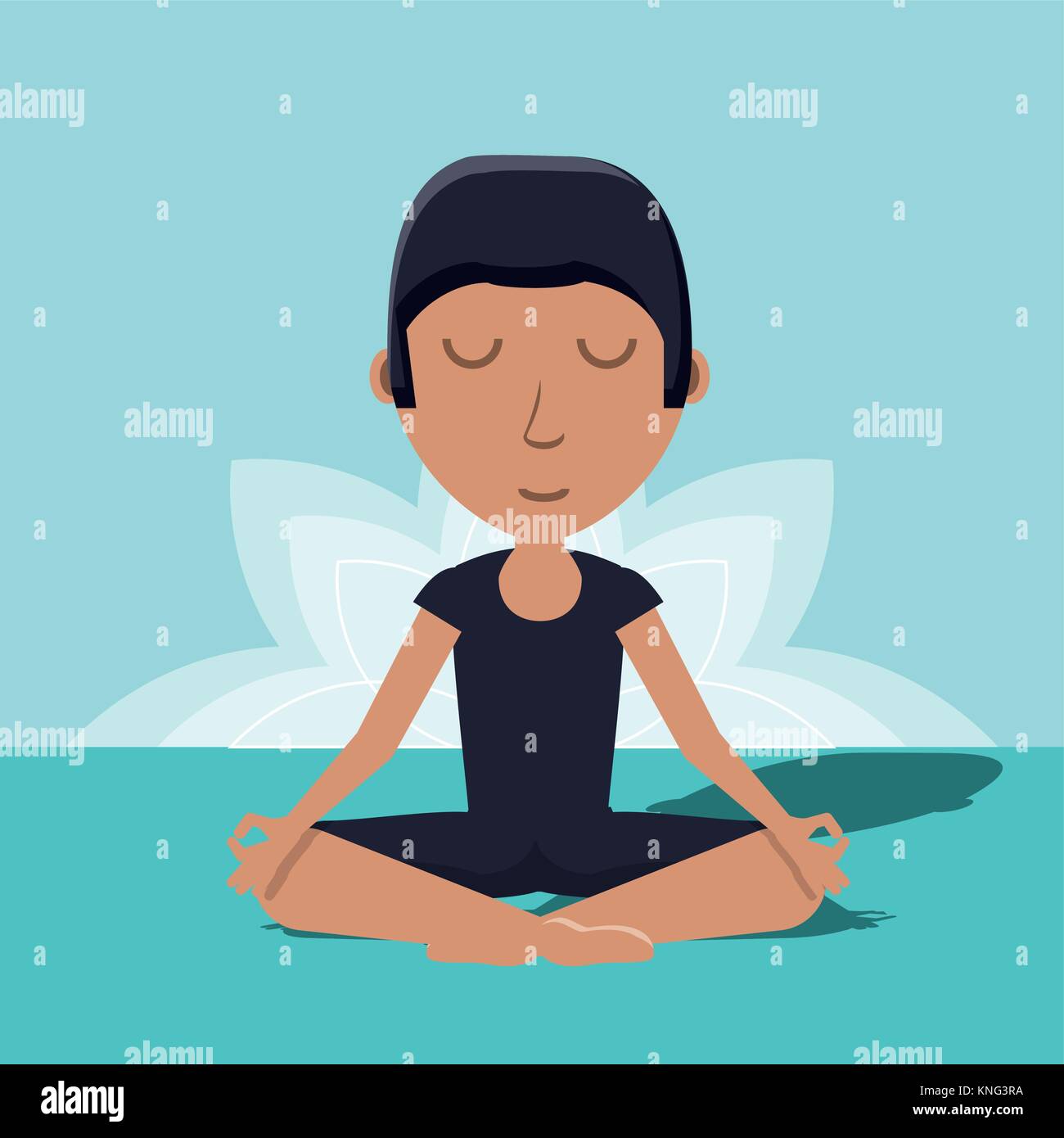 Meditation design concept Stock Vector Image & Art - Alamy