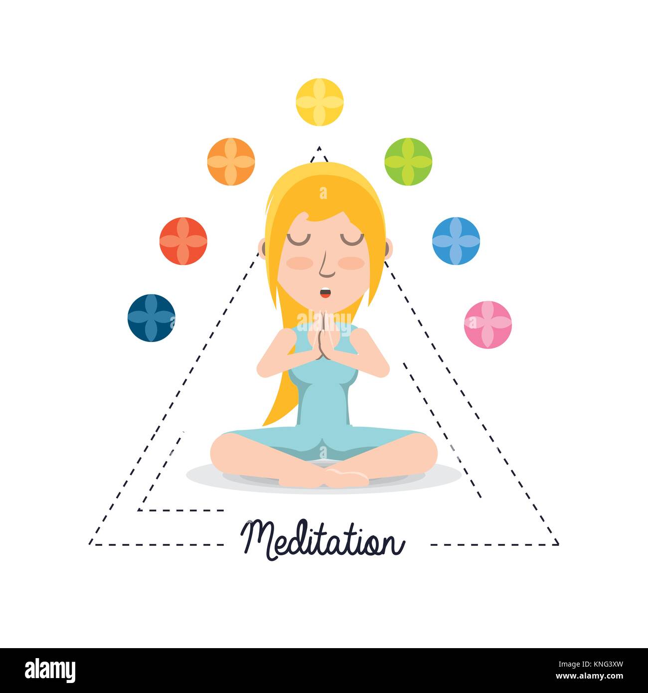 Triangle posture Stock Vector Images - Alamy