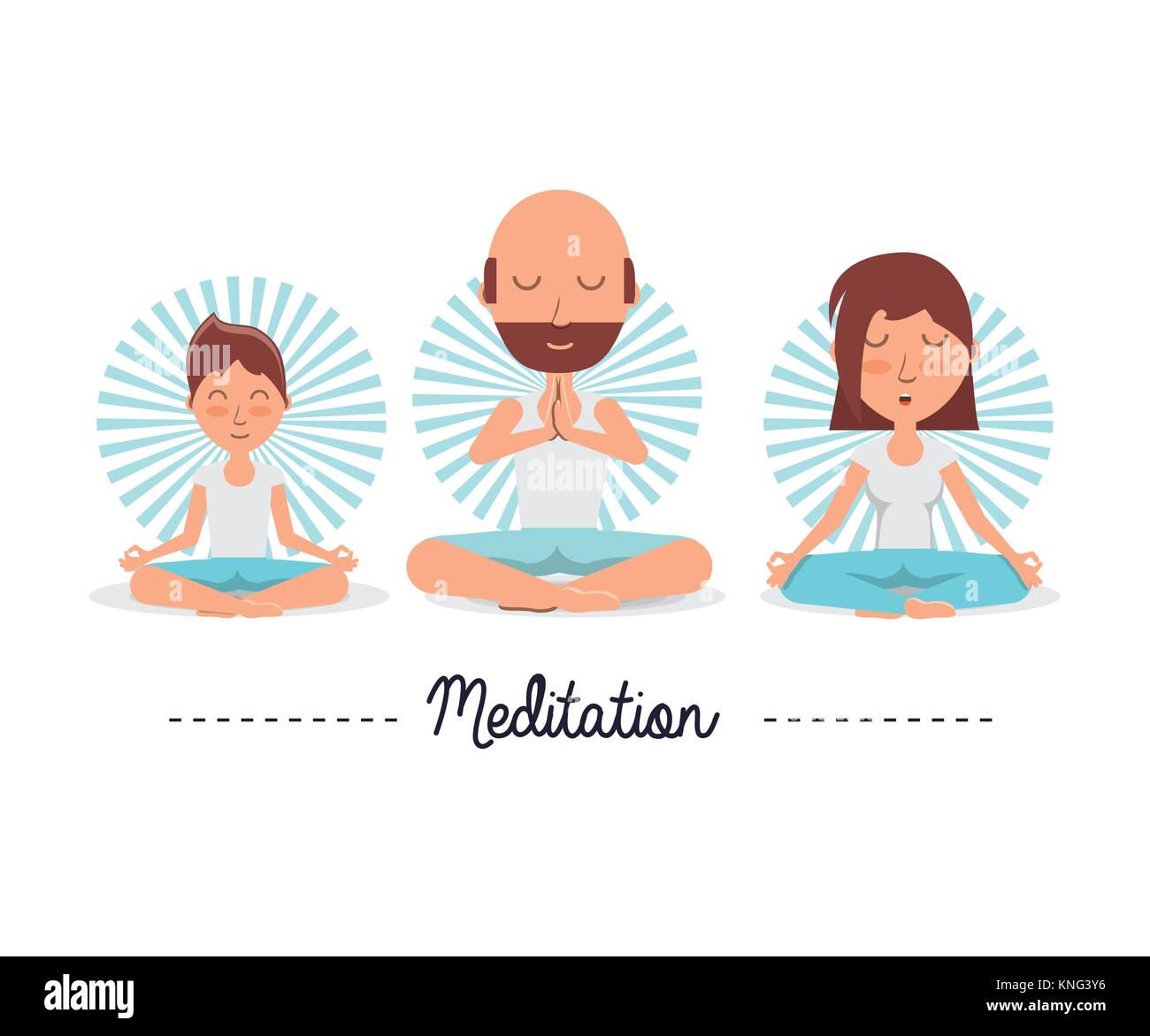 Meditation design concept Stock Vector Image & Art - Alamy