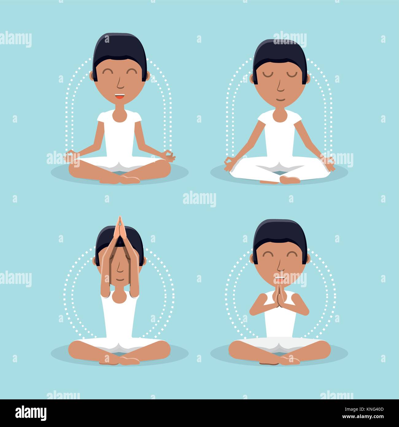 Meditation design concept Stock Vector Image & Art - Alamy