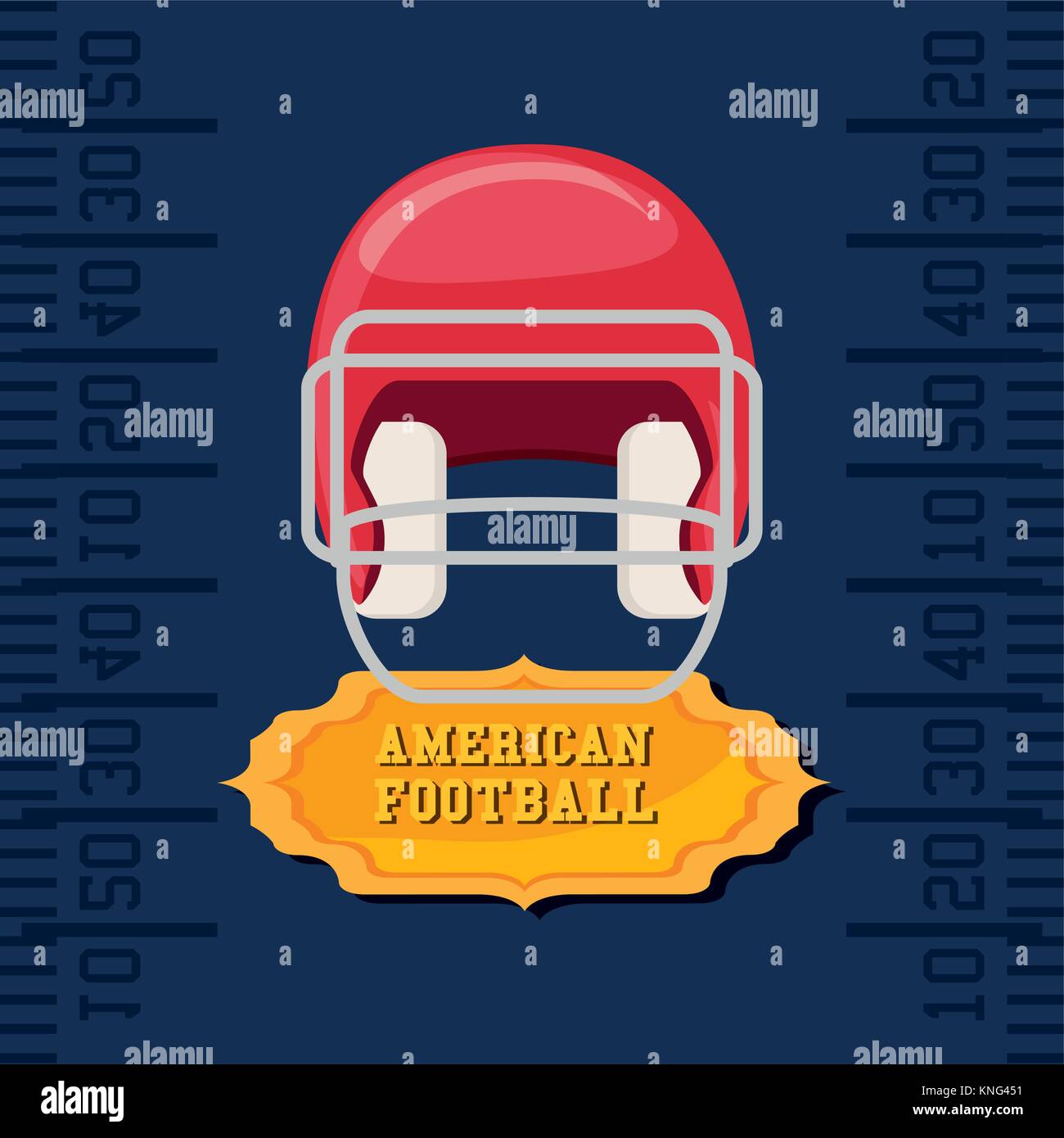 american football design concept Stock Vector Image & Art - Alamy