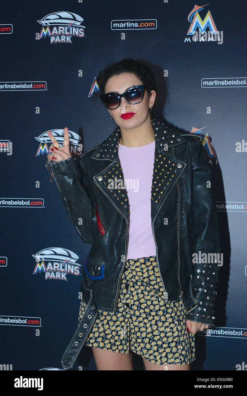 MIAMI, FL - MAY 16: English singer and songwriter Charli XCX, does a ...